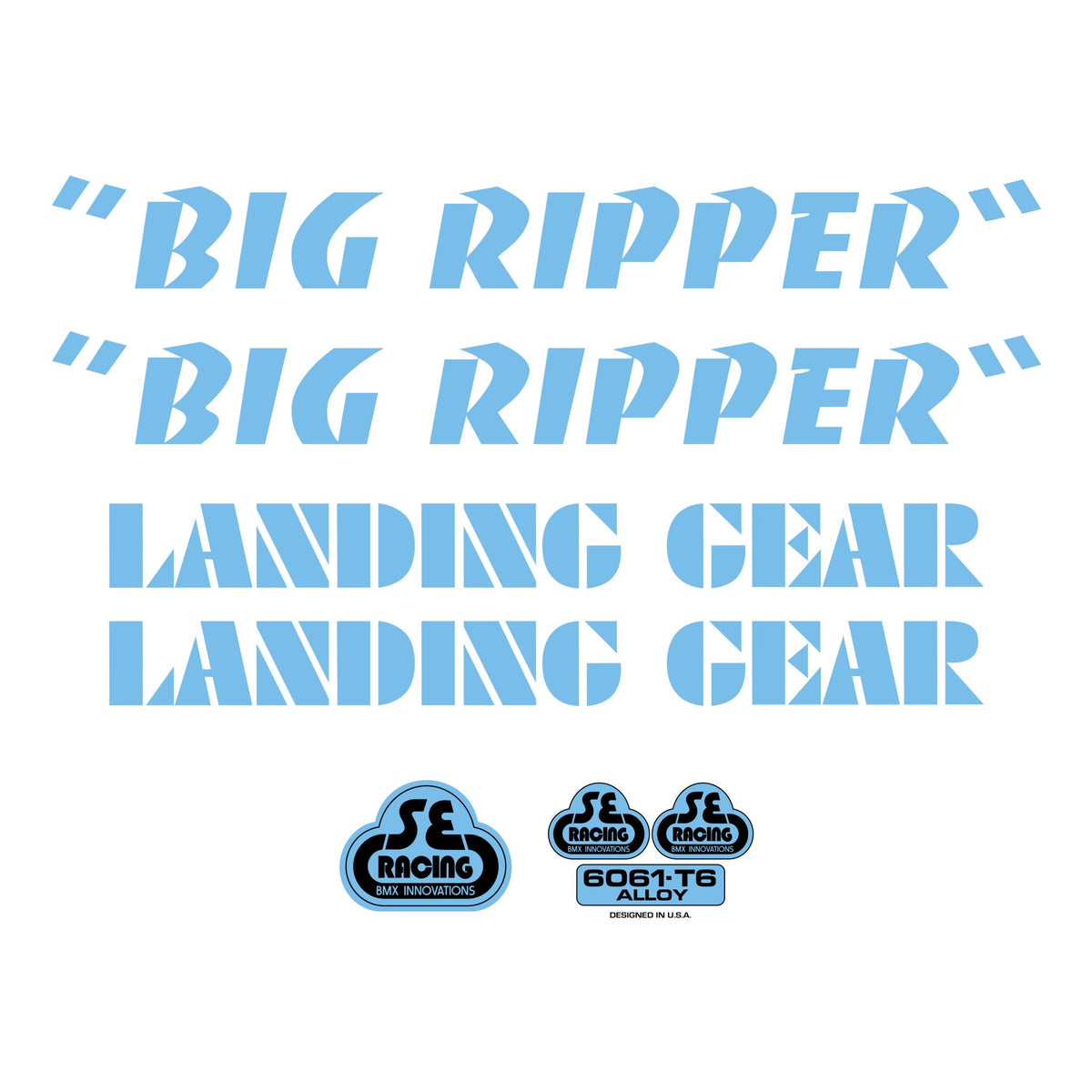 SE Bikes Big Ripper Decal Sticker Set – Mordern Bike
